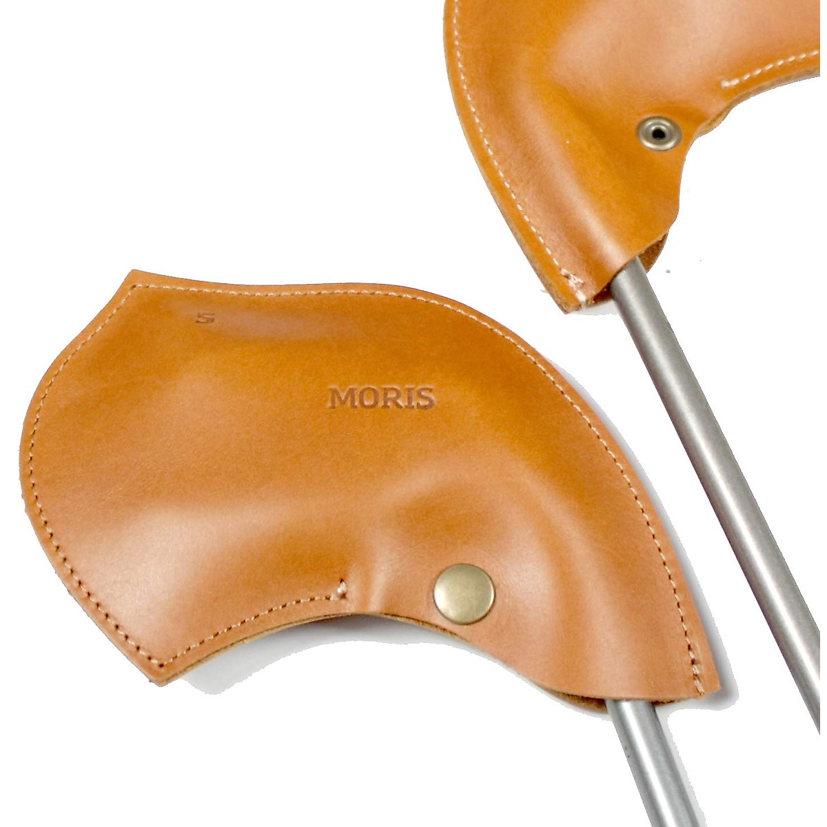 moriskorea Golf Club Head Cover (11pcs) Custom Initial Wedge Iron Protective Cowhide Full Grain Vegetable Leather Fit All Brands Titleist, Callaway, Ping, Taylormade, Cobra Etc. 1 Set. (Black)