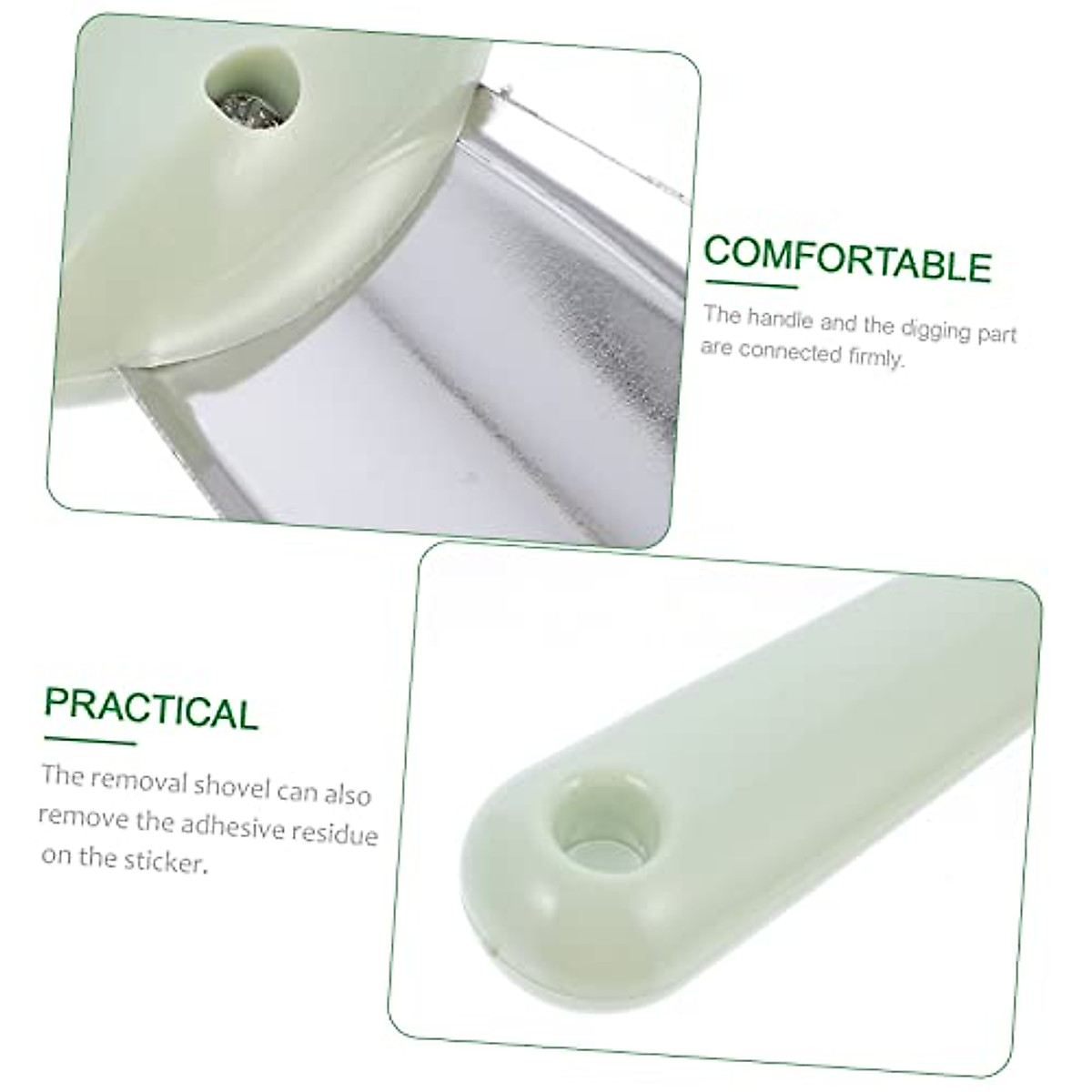 Happyyami 18 pcs Refrigerator Frost Removal Shovel ice Removal Tool Windshield ice Scraper Refrigerator ice Scraper Windows Cleaning Tools Window Cleaning Tools car Cleaning Tools Ice Shovel