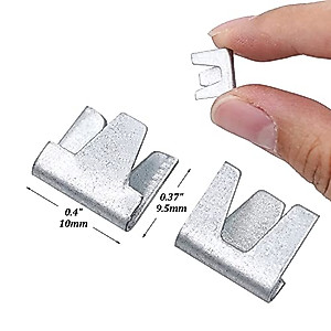 1200 Pieces Wire Cage Clips Rabbit Cage Clips Cage Building Clips for Quail Pigeon Chicken Pet Dog Cat Cage