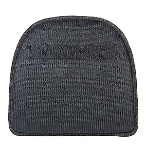 Klear Vu Raindrop The Gripper Non-Slip Kitchen Chair, 15"x16" Seat Pad, 4 Count (Pack of 1), Gray