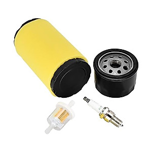 Firmusparts Air Filter 793569 793685 GY21055 MIU11511 Oil Filter 696854 695396 492932S 492932 Compatible with Intek 20-21 Gross HP Compatible with John Deere LA125 LA115 D100 E110 Lawn Mower Tractor