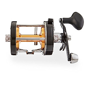 Abu Garcia Ambassadeur CS Conventional Reel, Size 7000 (1324530), 2 Stainless Steel Ball Bearings + 1 Roller Bearing, Carbon Fiber Star Drag, Max of 20lb | 9.0kg,Black