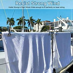 Coideal Beach Towel Chair Clips - 10 Pack Pool Cover Clips Stainless Steel Quilt Clamps Metal Large Heavy Duty Clothes Pins Windproof for Sunbed Lounge Cruise