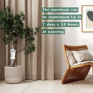 2 Set Plant Water Bag Automatic Plant Watering System 350ml Irrigation Drip Bag with Metal Support Rod and Regulating Valve Self Watering Devices for Indoor Outdoor Plants Flowers