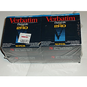 20 Piece Formatted IBM Verbatim DataLife MF 2HD 3.5 Inch Microdisks.