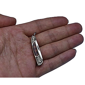 JPCRMOV Mini Pocket Knife for Men, Smallest Folding Knife Keychain Knife Tiny EDC Micro Lightweight 9g