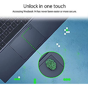 ASUS Vivobook 14 FHD Laptop Newest, Intel 12th Gen 6 Cores i3-1215U Up to 4.4 GHz, 20GB RAM 1TB SSD, Fingerprint,WiFi6, Windows 11, Blue +GM Accessories