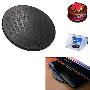 Leadleds 12" Heavy Duty Rotating Swivel Display Stand with Steel Ball Bearing for Indoor/Outdoor Use with Monitor/tv/Turntable/Lazy Susan