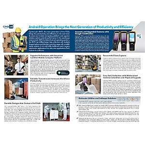CipherLab RK95 2D Imager/Barcode Scanner/UPC Reader Android 9 Worldwide GMS & AER Certified 802.11 a/b/g/n/ac Bluetooth 5.0 Non-NFC 3,000 mAh Li-ion Battery