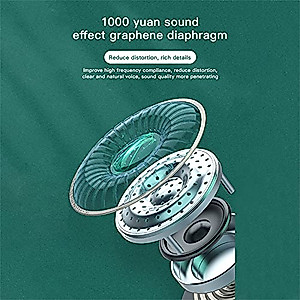 Qiopertar G-100 Bluetooth 5.0 Wireless Headphones Bone- Conduction Earphone Waterproof with Microphone Premium Sound Deep Bass for Work Home Office Bicycling Hiking Outdoor Sport