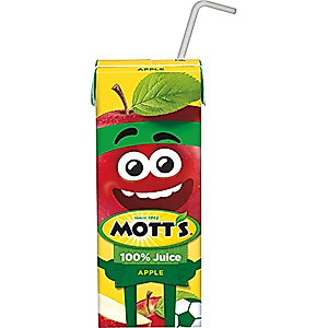 Mott's 100% Original Apple Juice, 6.75 Fl Oz Boxes, 32 Count (4 Packs Of 8), 2 Servings Of Fruit, 100% Fruit Juice, Gluten-free, Caffeine-free, Kosher, Contains No Artificial Colors Or Sweeteners