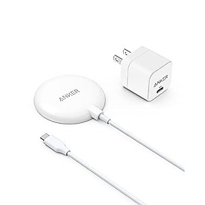 Anker 7.5W Magnetic Wireless Charger with USB-C Charger Bundle, 5 ft Built-in USB-C Cable, 313 , (Pad) Only for iPhone 14/14 Pro/14 Pro Max/13/13 Pro Max