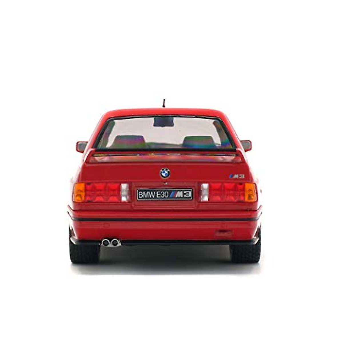 Solido S1801502 1990 BMW E30 M3 Die Cast Car, Red, 1:18 Scale