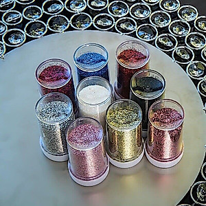 Weddings Parties and Gift Pink Sparkly Glitter Crafts DIY Party Wedding Decorations Projects Sale vngift11440