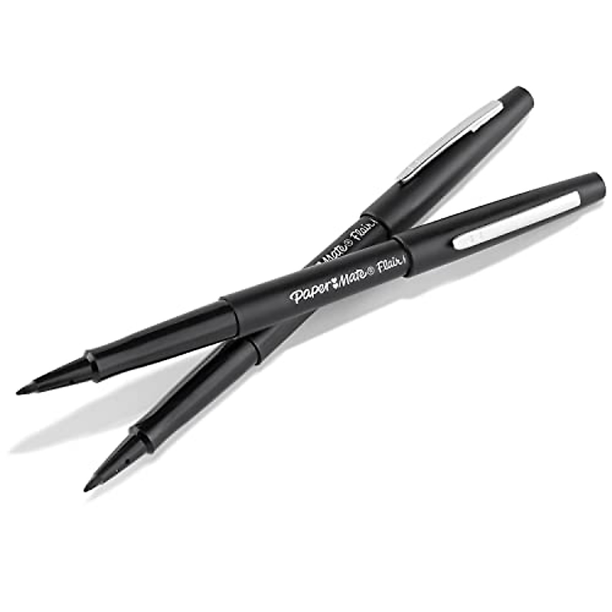 Paper Mate Flair Point-Guard Porous Point Pens, 12 Black Pens.