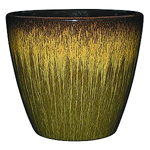 Classic Home and Garden 3/807G/1 Premiere Collection Planter, Vogue 8", Willow Green