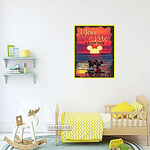 uohqhi 5D Diamond Art Cartoon, Cartoon Round Diamond Art Kits for Adults, Cartoon Diamond Painting for Festival Gift(12X16inch)