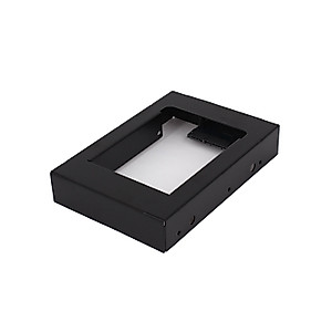 Qtqgoitem 2.5" to 3.5" SSD Mounting Bracket Adapter for PC Computer Holder Black (model: 6bf 1b6 985 5bf 856)