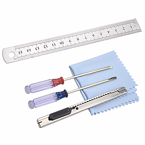 BXQINLENX Professional 28 PCS Gundam Model Tools Kit Modeler Basic Tools Craft Set Hobby Building Tools Kit for Gundam Car Model Building Repairing and Fixing(O)