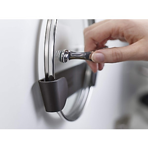 Joseph Joseph - 85149 Joseph Joseph CupboardStore Cabinet Door Pan Lid Organizer, Gray, 4 count (pack of 1)