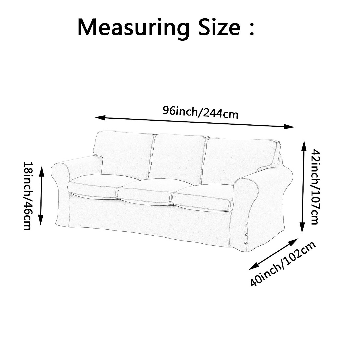 Swanna Plastic Thicker Clear Heavy-Duty Waterproof Sofa/Couch Cover - Protection Against Pets/Dog Clawing, Vinyl Sofa Slipover Furniture Protection for Storage and Moving (Sofa-1 Pack)