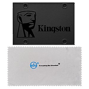 Kingston SSD A400 1920GB 2.5" SATA 3.0 Internal Solid-State Drive Compatible with Gaming PC, Notebooks, Laptops, and Computer (SA400S37/1920G) Bundle with 1 Everything But Stromboli Micro Fiber Cloth