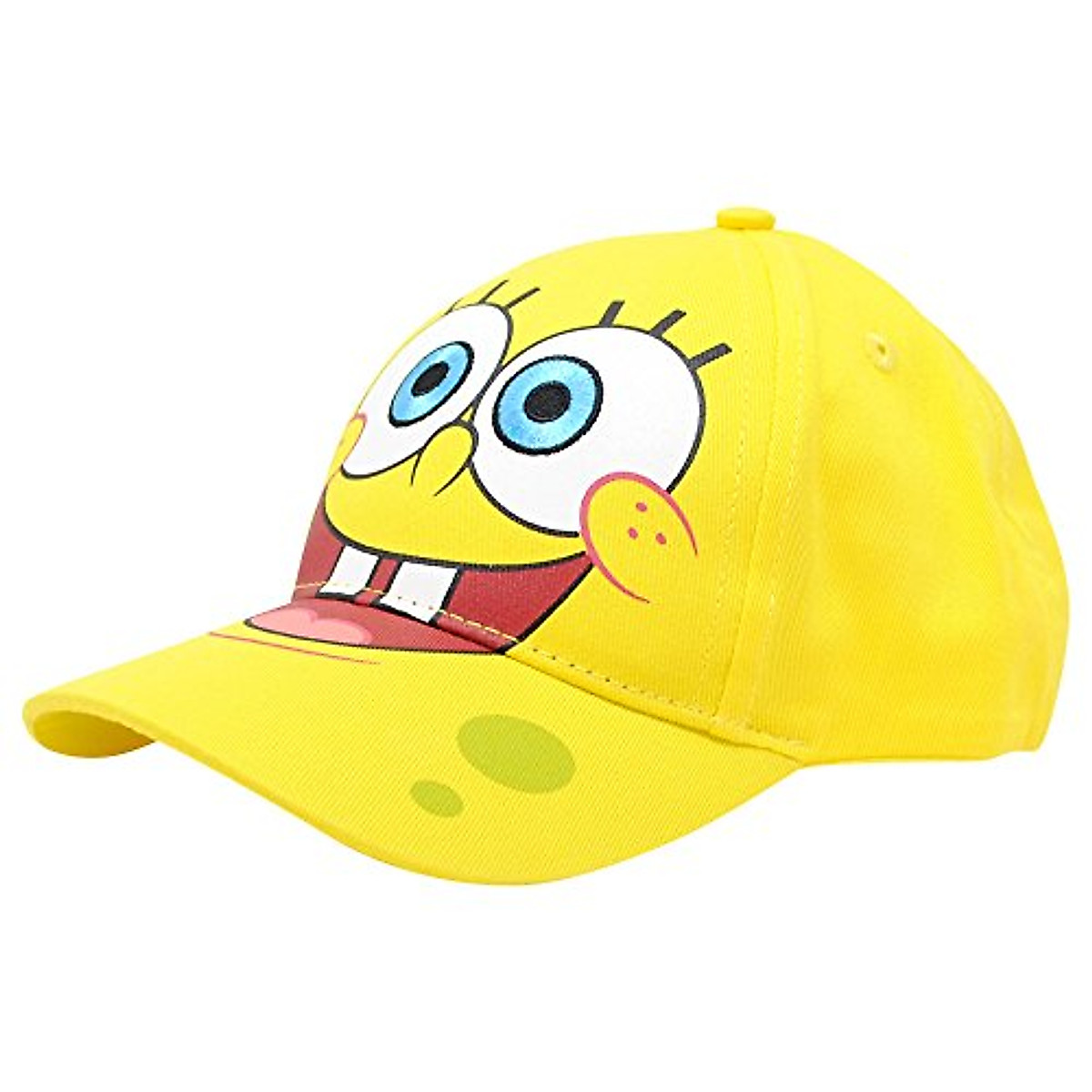 Nickelodeon Spongebob SqaurePants Yellow Adjustable Baseball Cap Unisex Toddlers, Ages 2-5