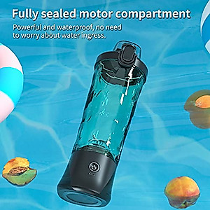 Portable Blender, Personal Size Blender for Shakes and Smoothies with 6 Blade Mini Blender 20 Oz for Kitchen,Home,Travel