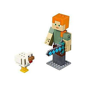 LEGO Minecraft Alex BigFig with Chicken 21149 Building Kit (160 Pieces)