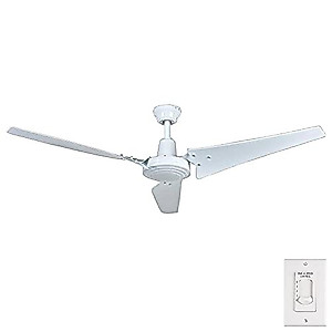 Hampton Bay Industrial 60 in. White Energy Star Ceiling Fan
