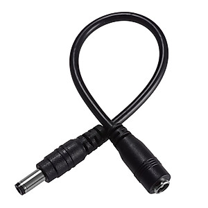 SoulBay 5.5 x 2.1mm Jack Reverse Polarity Converter Cable for Guitar Piano Pedals Keyboard, 3Amp Max Load