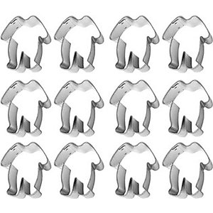 1 Dozen 12 Mini Pajamas Footie Baby One Piece Cookie Cutter 2'' Metal | Baby Reveal Shower | Birthday Party - ABANGDA STORE