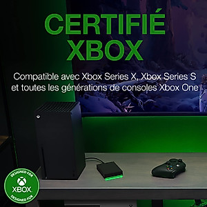 Seagate Game Drive for Xbox, 4 TB, External HDD, for Xbox One, 2 Years Rescue Services (STKX4000400)