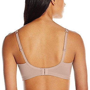 Warner's Women's Easy Does It Underarm-Smoothing with Seamless Stretch Wireless Lightly Lined Comfort Bra Rm3911a, Toasted Almond, XL