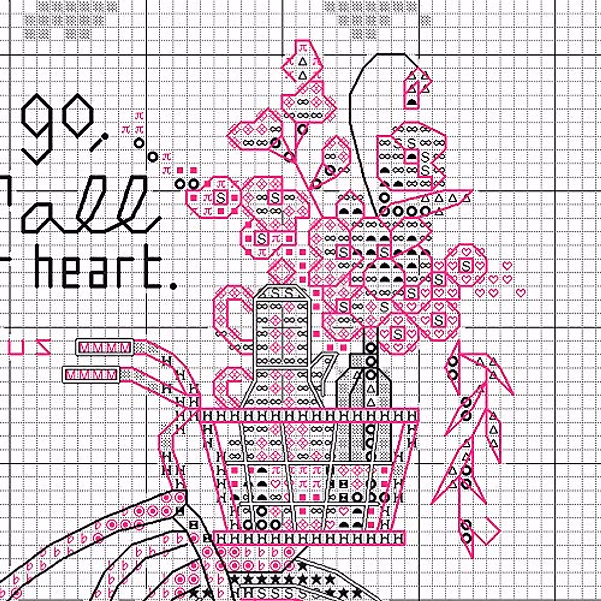 Dimensions 'Wherever You Go' Counted Cross Stitch Kit, 14 Count White Aida Cloth, 5'' x 7''