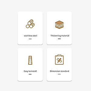 TEHAUX 3pcs Metal Robes, Decorative Hook Organizer with Hook, Hanger Home Holder Duty Key Towels Rail Wall Hooks Stainless Coffee Practical Bathroom Hats, Mounted Clothes Steel