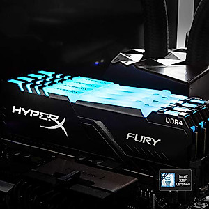 HyperX Fury 16GB 3000MHz DDR4 CL15 DIMM (Kit of 2) 1Rx8 RGB XMP Desktop Memory HX430C15FB3AK2/16
