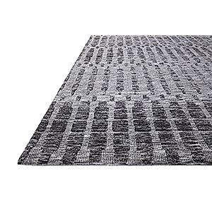Justina Blakeney x Loloi Yeshaia Collection YES-05 Grey/Charcoal 7'-9" x 9'-9" Area Rug