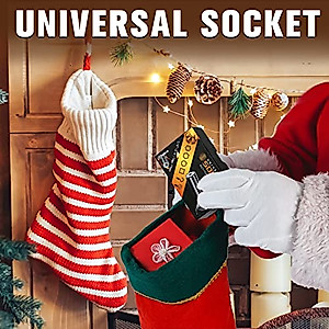 Gifts for Men Dad Husband, Survival Gear and Equipment 12 in 1, Survival Kit,Universal Socket Tools for Men,LED Magnetic Pickup Tools,Cool Gadgets Stuff for DIY Handymen Car