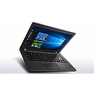 Lenovo Thinkpad T460 Business Ultrabook - (14-inch FHD Display, Intel Core i5-6300U 2.4GHz, 16GB RAM, 256GB SSD, Webcam, Fingerprint Reader, Windows 10 Pro) (Renewed)