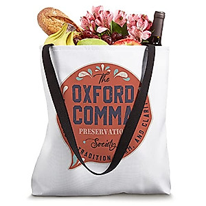 The Oxford Comma Preservation Society Team Oxford Vintage Tote Bag
