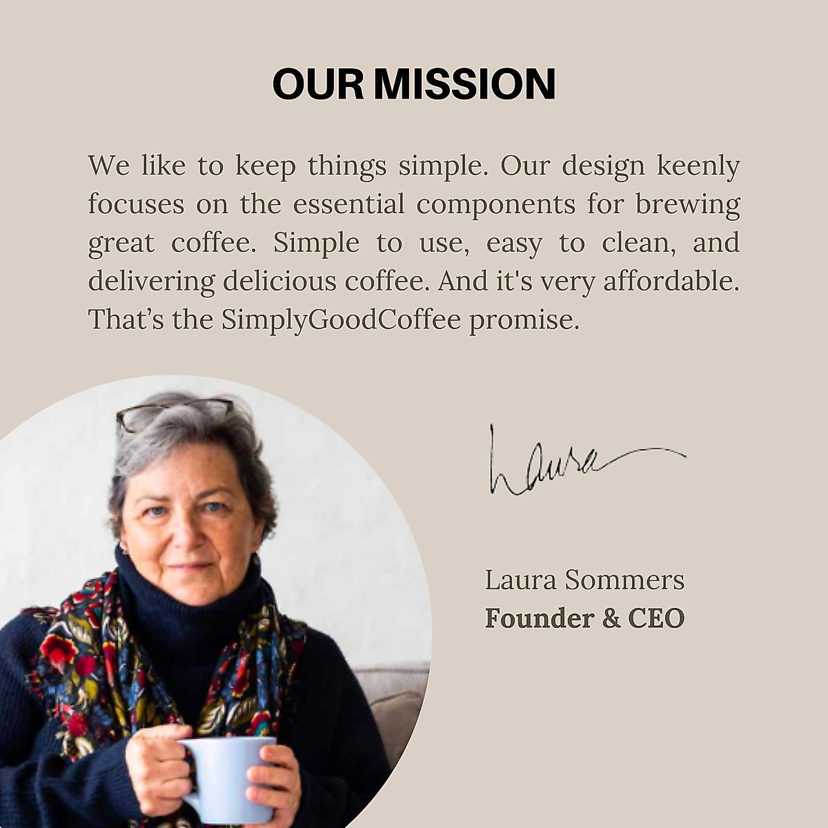 Simply Good Coffee Insulated Travel Tumbler. Black Tumber, Coffee Tumblers with Spill-Proof Flip Lid 17 oz, Stainless Steel Coffee Mug. Thermos Cup, Keeps Cold and Hot for 4 hours