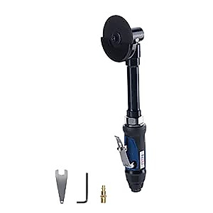 Air Cut off Tool,PNEUPACTURE 3 inch Cut off Tool,18000RPM,360-degree guard,Extended Handle, Apply to Cutting Various Materials