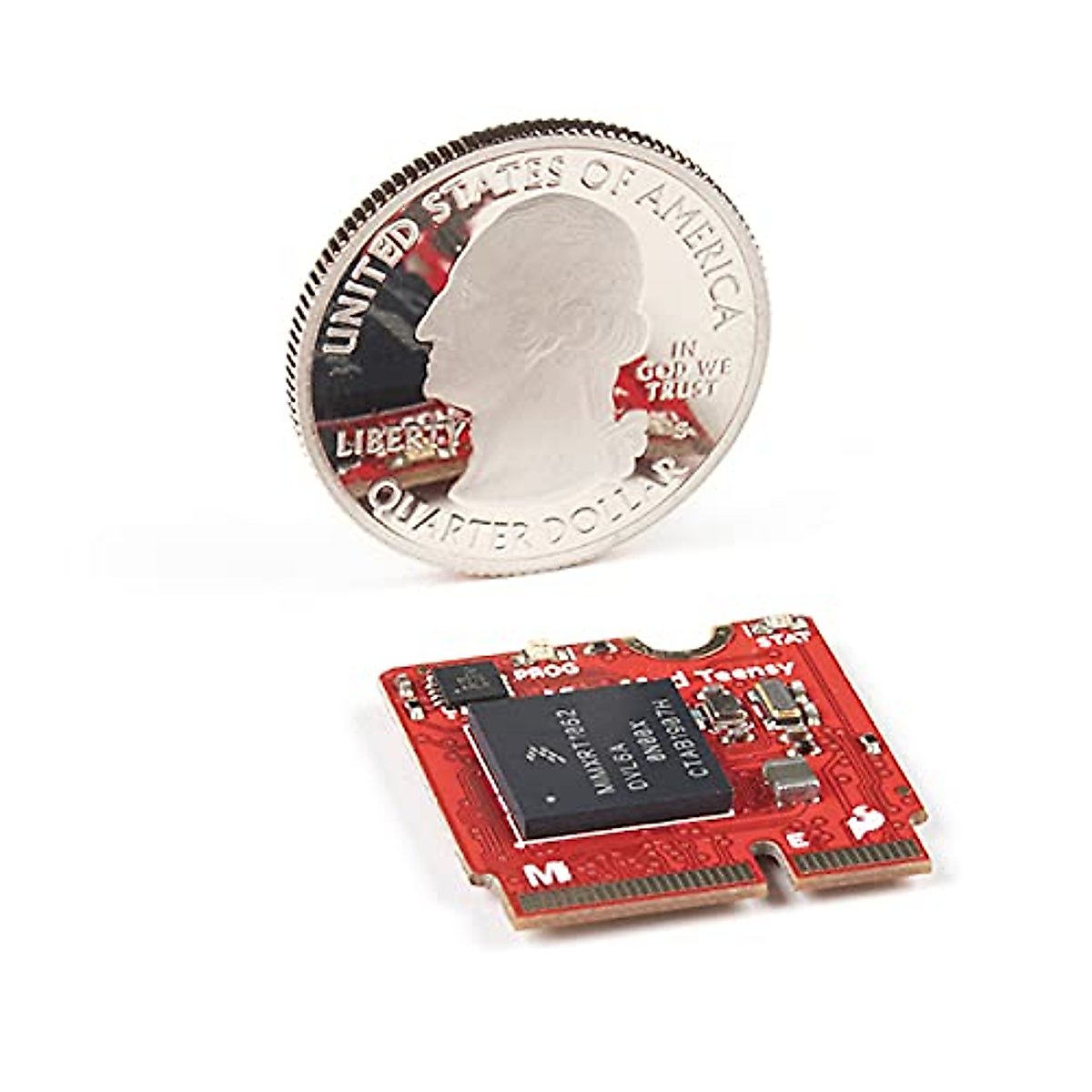 SparkFun MicroMod Teensy Processor ARM Cortex-M7 Processor Clock speeds up to 600MHz 16MB Flash Memory 102k RAM Memory 7X Serial UART Ports 4X I2C Buses 2X SPI CAN-Bus 12x GPIO USB Host and Device