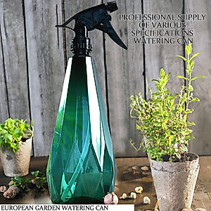 Amber Spray Bottle-Cleaning Spray Bottles,Healthy Plastic& 32 oz Spray Bottle For Hair&Hand&Clothe&Bathroom&Plant，Empty Mister Refillable Spray Bottles With ET,Essential Oil,Water,etc.(2 pack) (Amber)