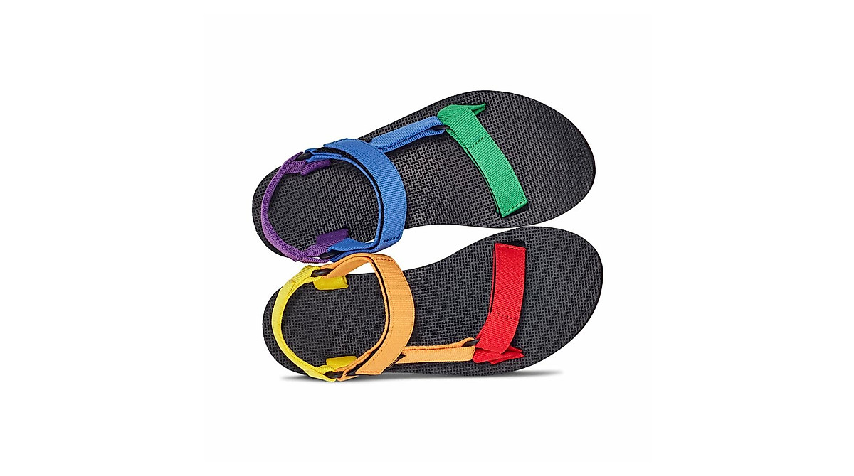 Shop Teva Women's Rainbow Pride Sandals - Size 9