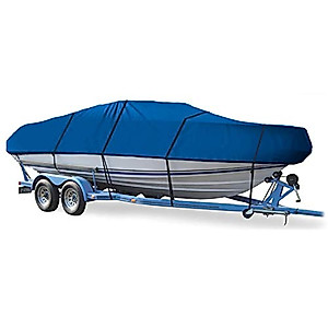 SBU Blue Boat Cover Compatible for Regal 1900 BR/1900 FASTRAC BOWRIDER W/SWPF 2015, Travel Storage Mooring