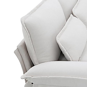 YUNLife&Home U-Shaped Modular Sectional Sofa with Double Chaise Lounge and Waist Pillows,6-Seat Oversized Symmetrical Couch,Comfy Chenille Upholstery Deap Seat Corner Sofá Convertible Sleeper Couches