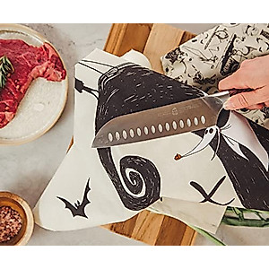 Disney The Nightmare Before Christmas Black and White Kitchen Hand Towel Set | Quick-Dry Wash Cloth, Highly Absorbent Dish Towel