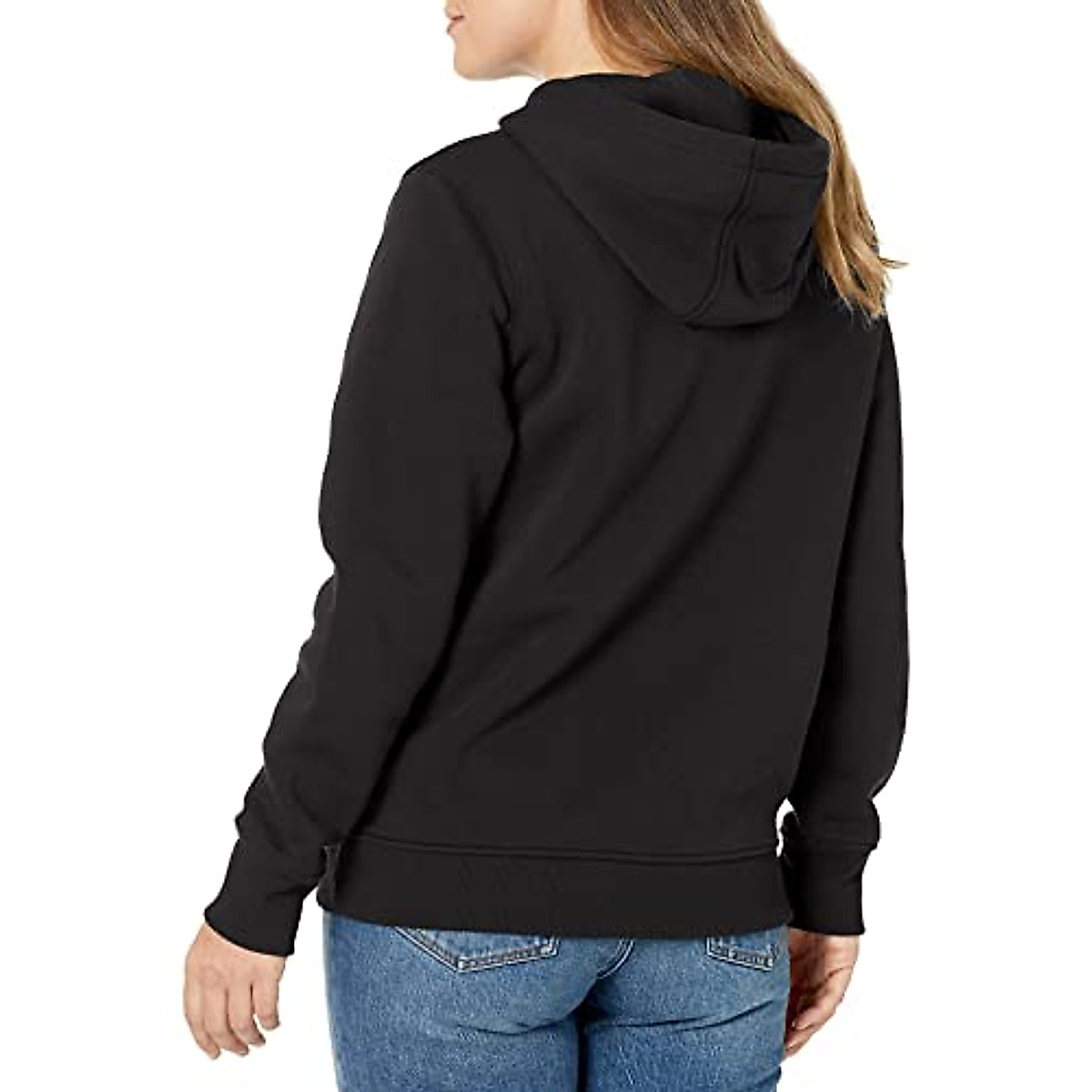 Carhartt Women's Clarksburg Pullover Sweatshirt (Regular and Plus Sizes), black, X-Large